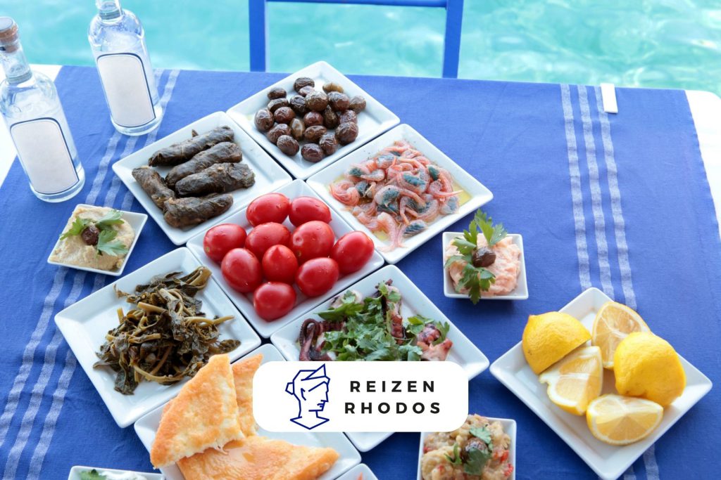 Kaart van het eiland Rhodos | Reizen Rhodos