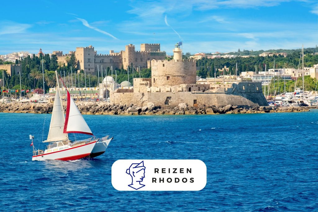 Kaart van het eiland Rhodos | Reizen Rhodos